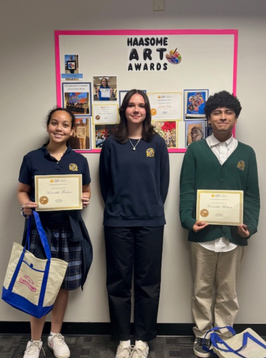Scholars recognized at art award ceremony — Haas Hall Herald